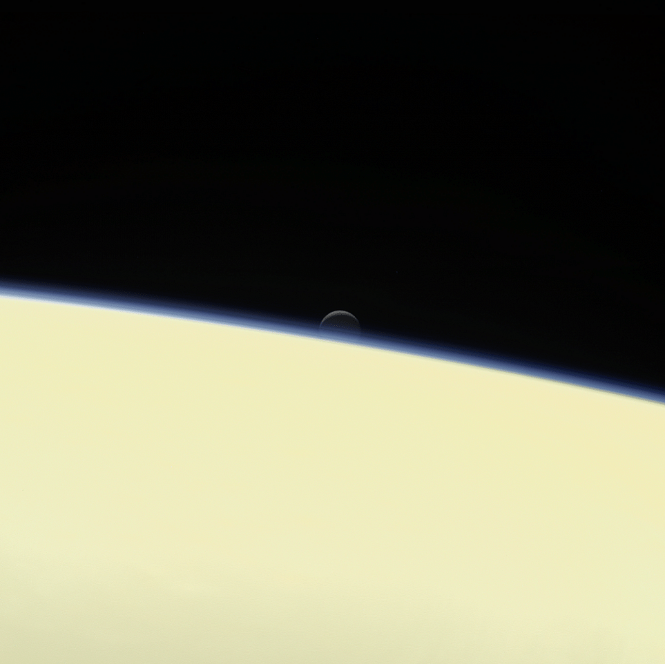 Cassini Saturn Eclipse Hd Wallpaper